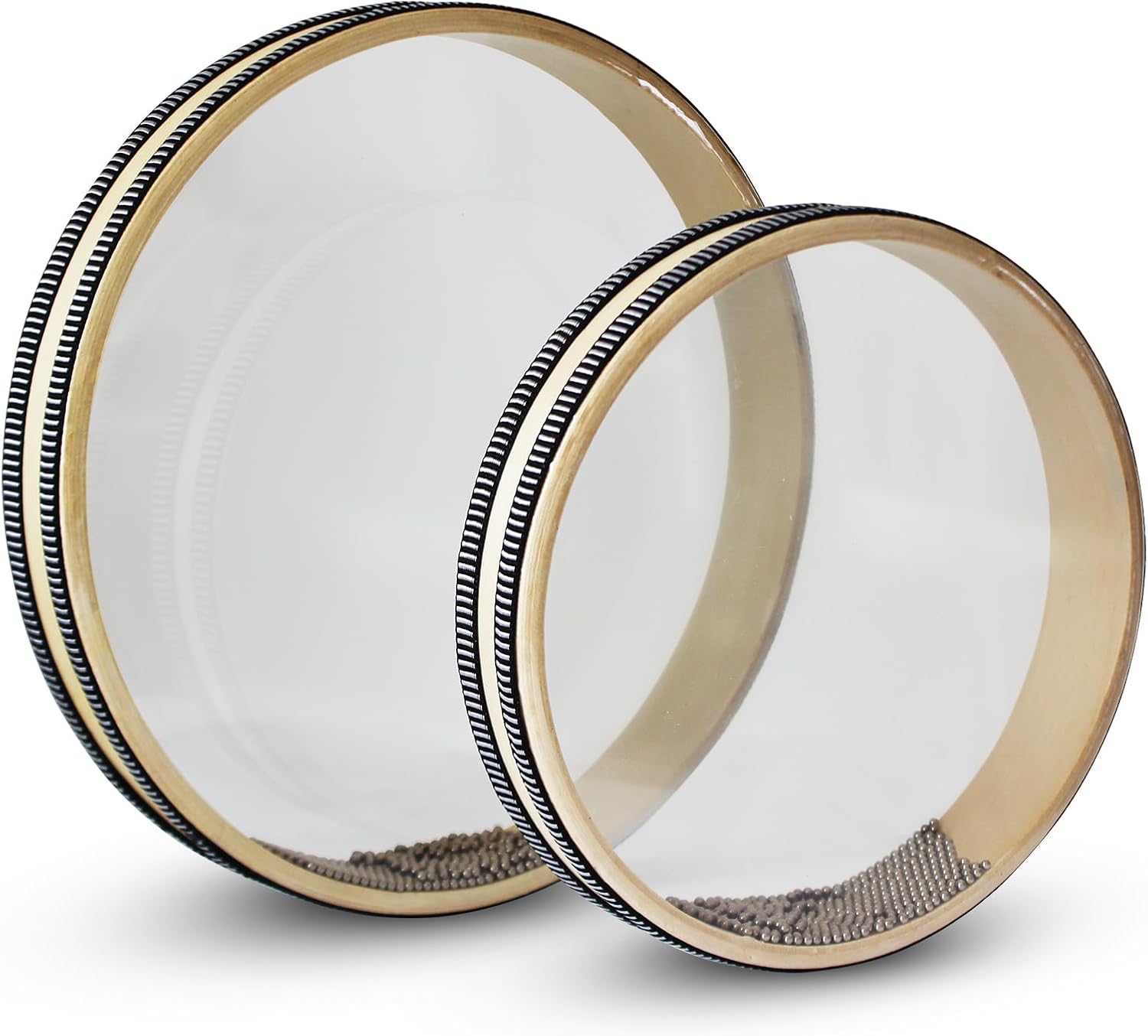 Amazon.com: Sea Wave Ocean Drum 10"+8",Sea Sound Drum with Hardwood ...