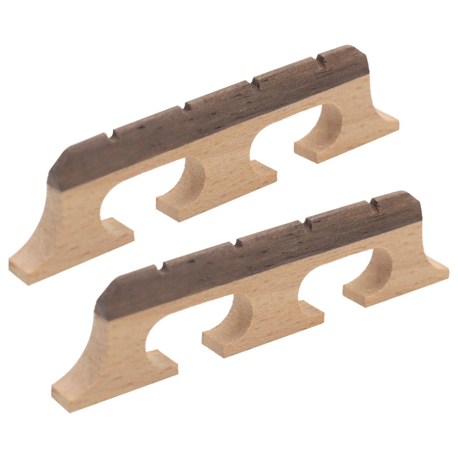 Amazon.com: Cheerock 4-String Banjo Bridge, 2-Pack Ebony Maple ...