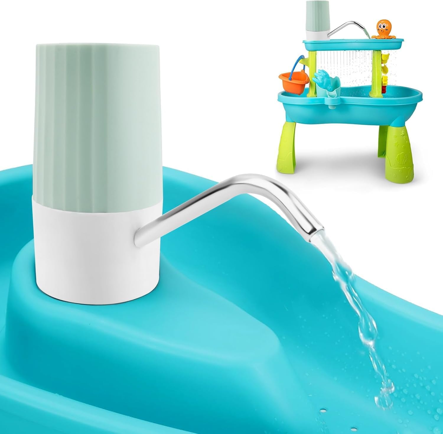 Amazon.com: Water Table Pump: 3 Hours of Non-Stop Work Fun for Kids ...
