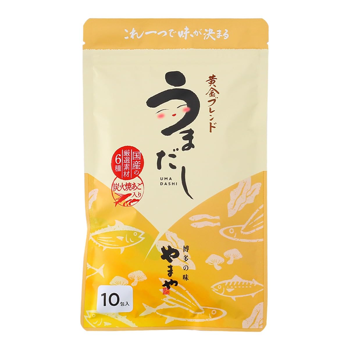 Amazon.co.jp: やまや 黄金ブレンド うまだし 80g(8g×10包)×2袋 : 食品・飲料・お酒