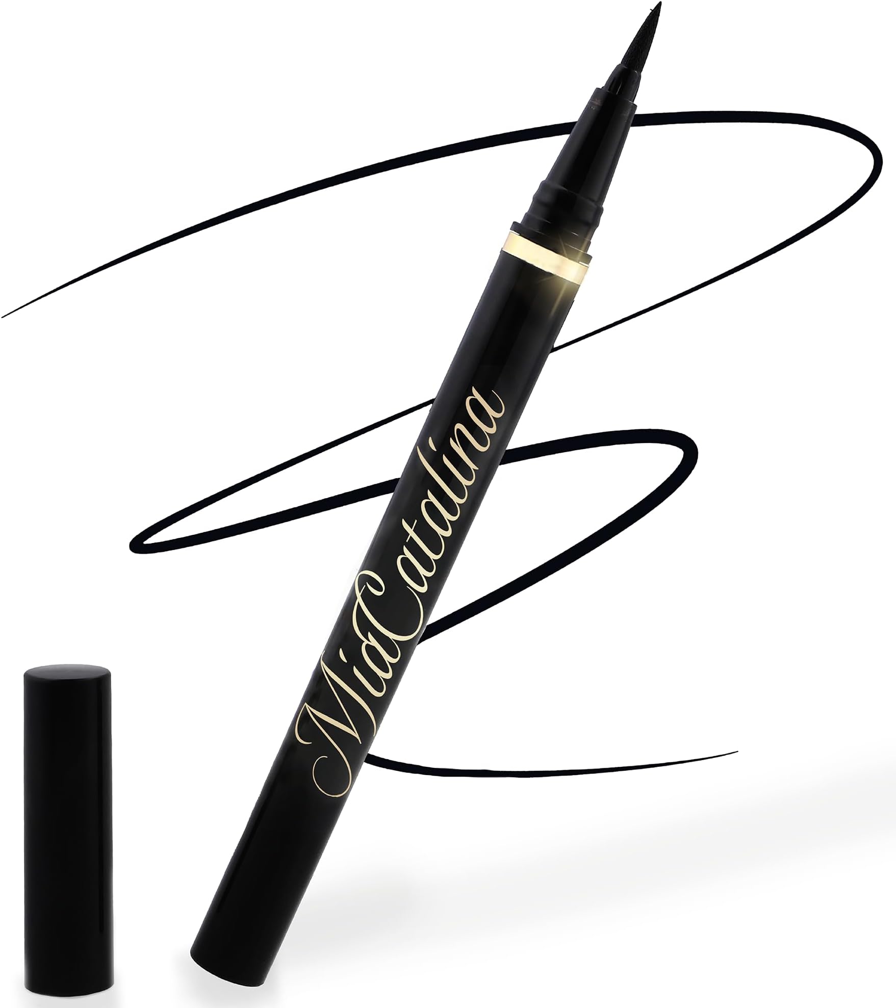 Amazon.com : K7L Liquid Black Eyeliner with Felt Tip - Waterproof, long ...