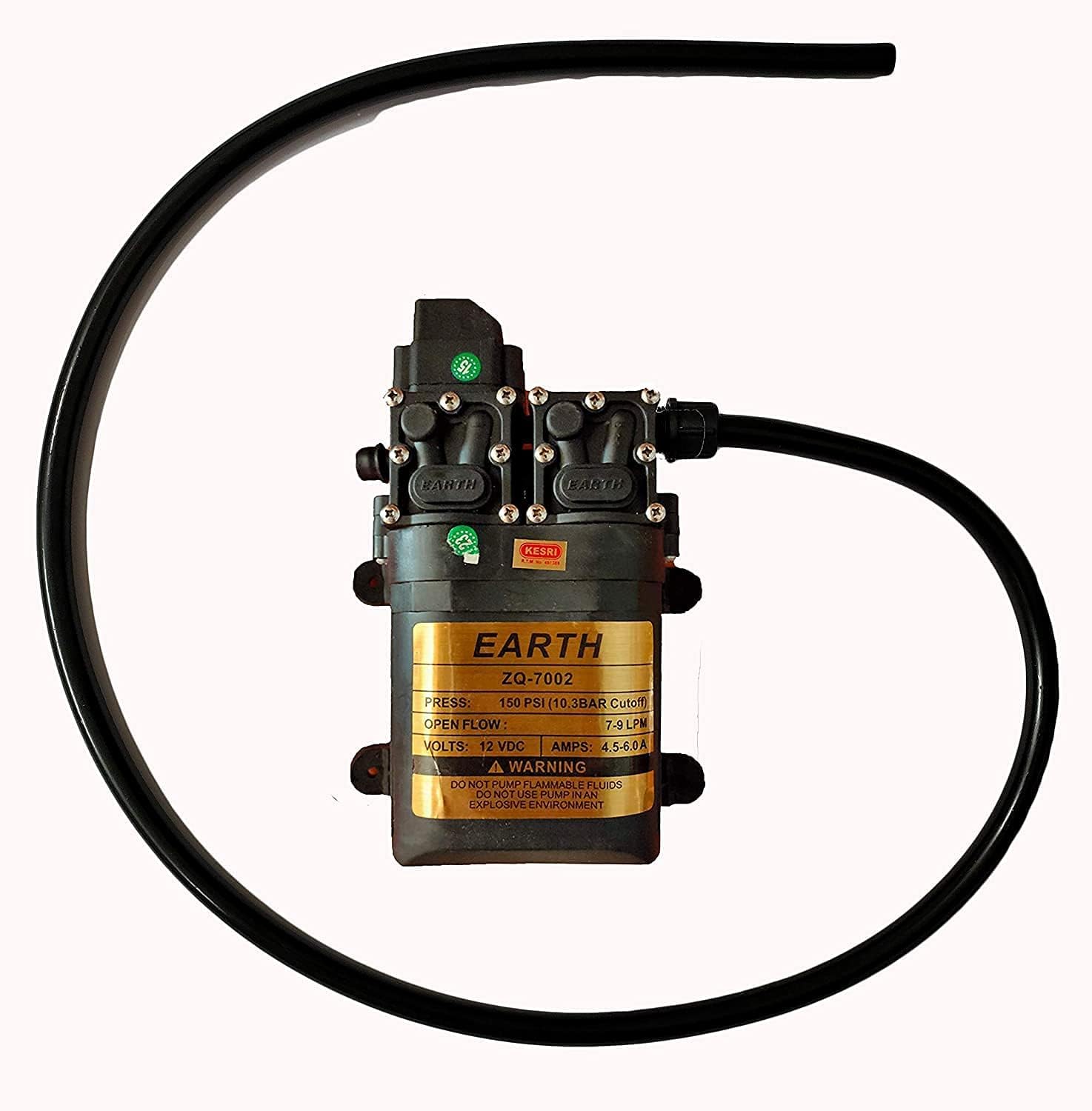 TAJ SUPER 12v Micro Electrical 220PSI Diaphragm Pump Motor Set High ...