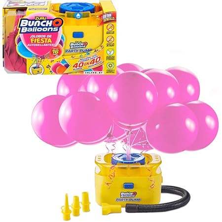 Elkster Electric Balloon Pump - Dual Nozzle Balloon Inflator With Built ...