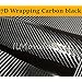 Amazon.co.jp: IlmondoMall 7D ブラック カーボン調 カーボンシート リアルカーボン ラッピングシート (300×050cm, ブラック) : 車＆バイク