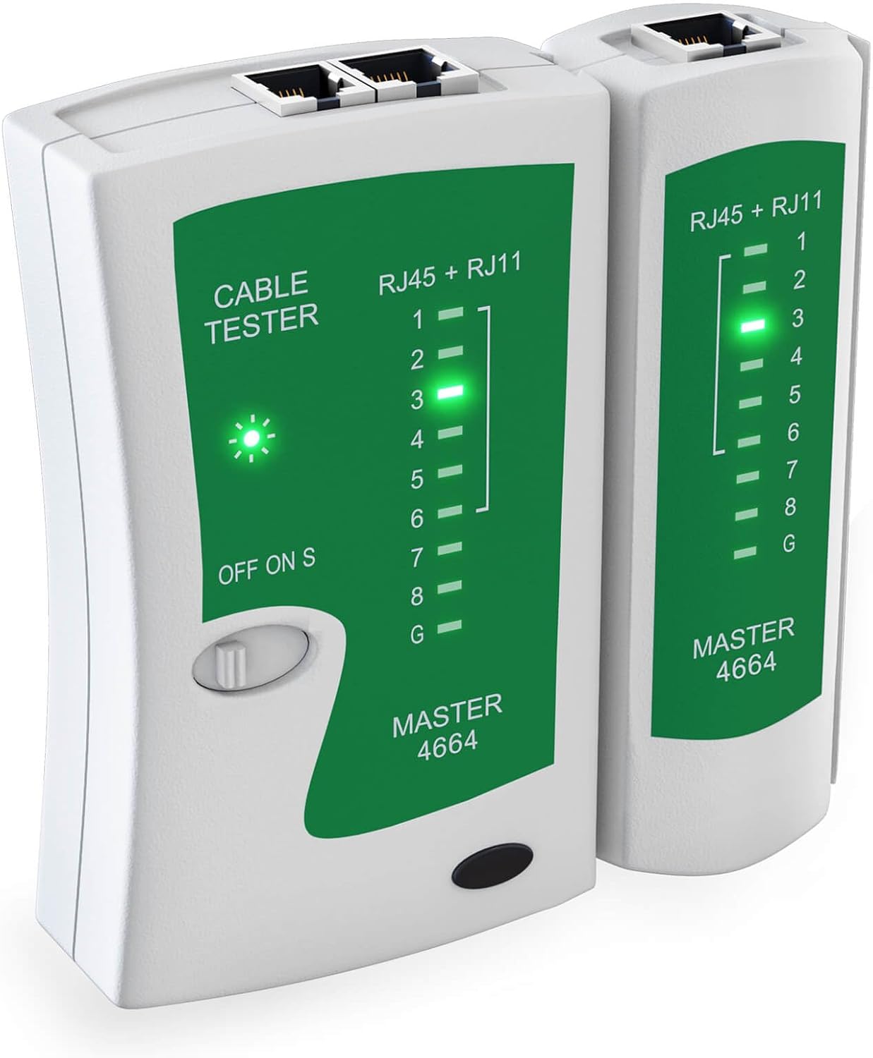 HB-DIGITAL Testeur de câble réseau RJ45 / RJ11 LAN Network Cable ...