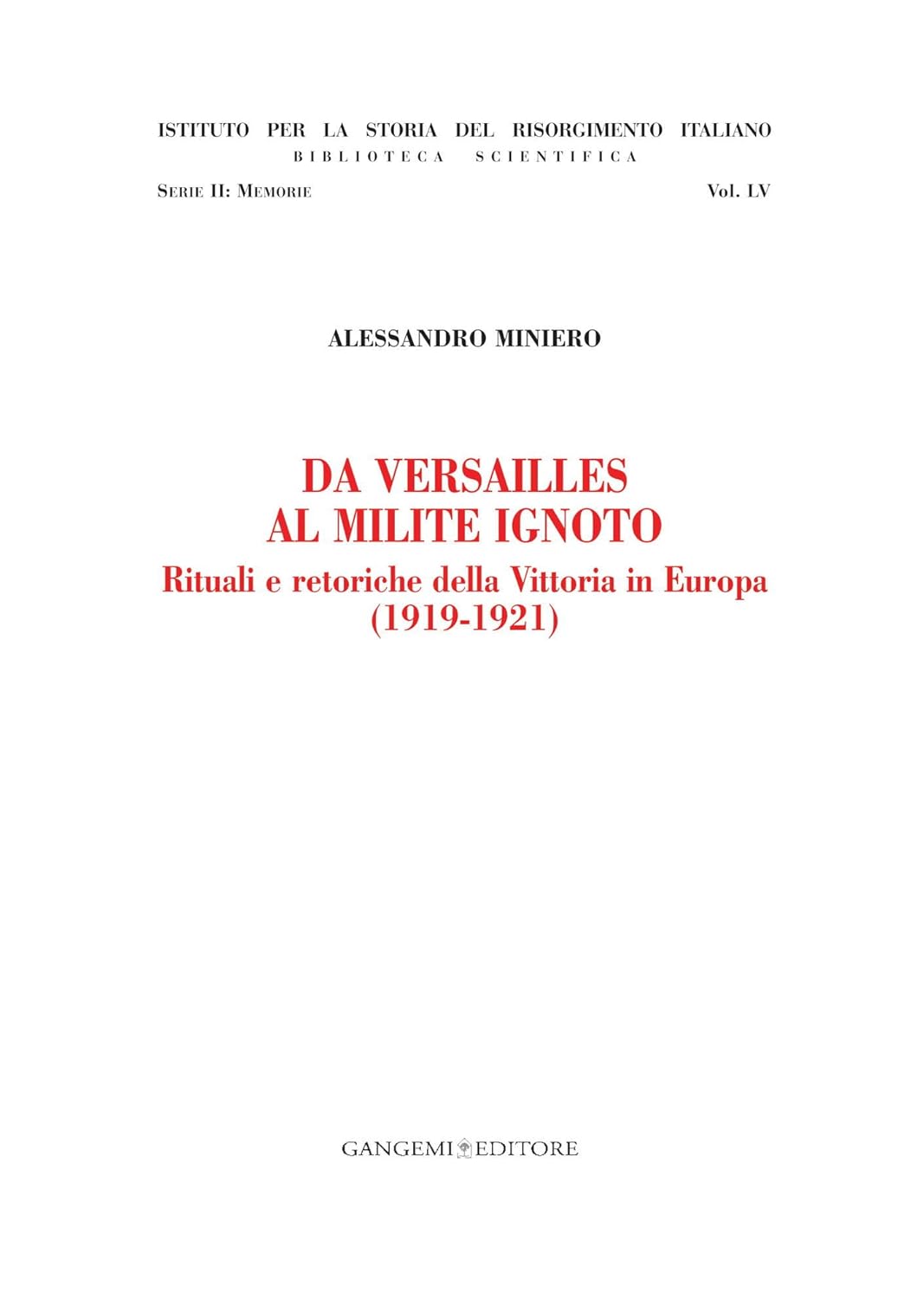 Amazon.com: Da Versailles al Milite Ignoto: Rituali e retoriche della ...