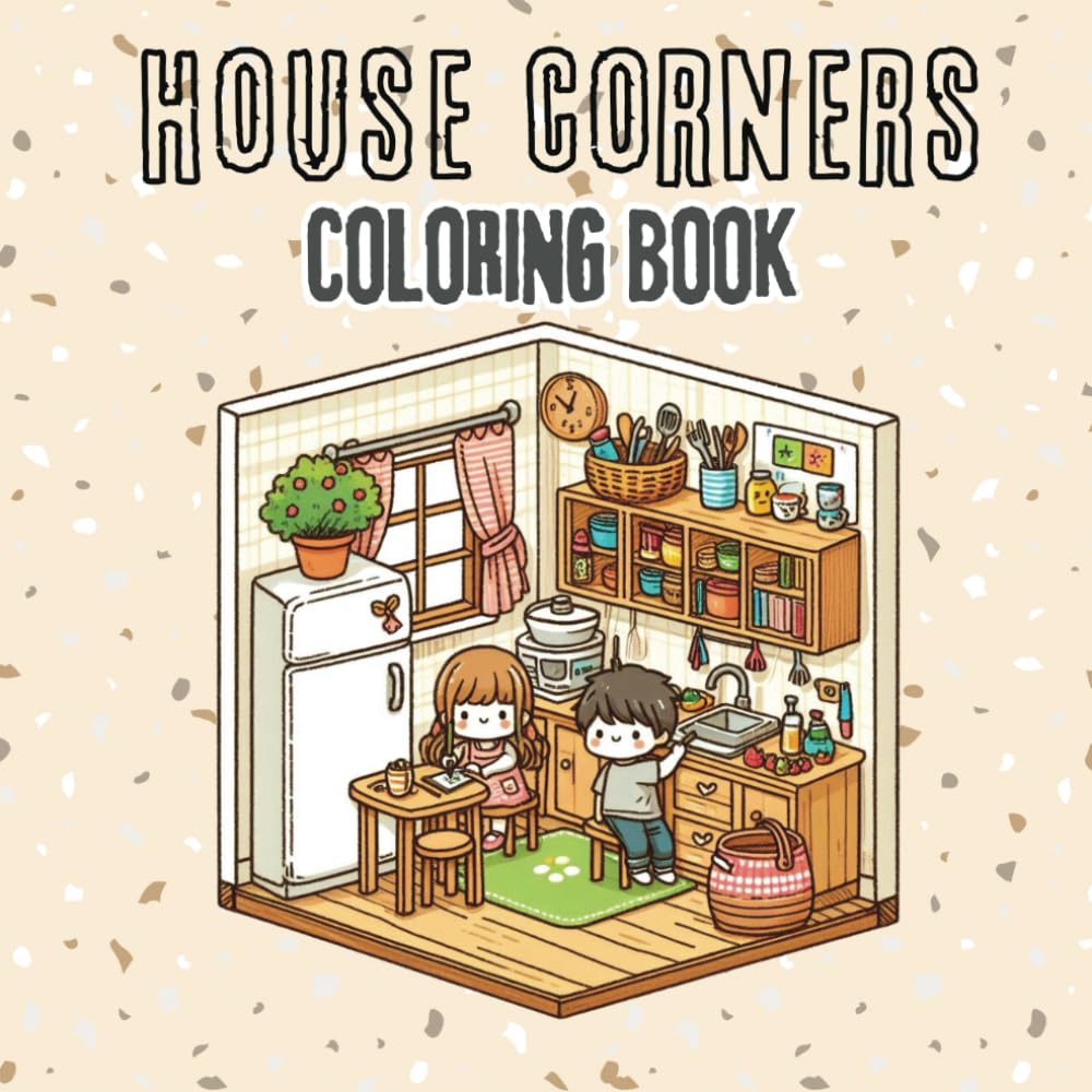 house corners coloring book: Little Corner Coloring Book for Adults and ...