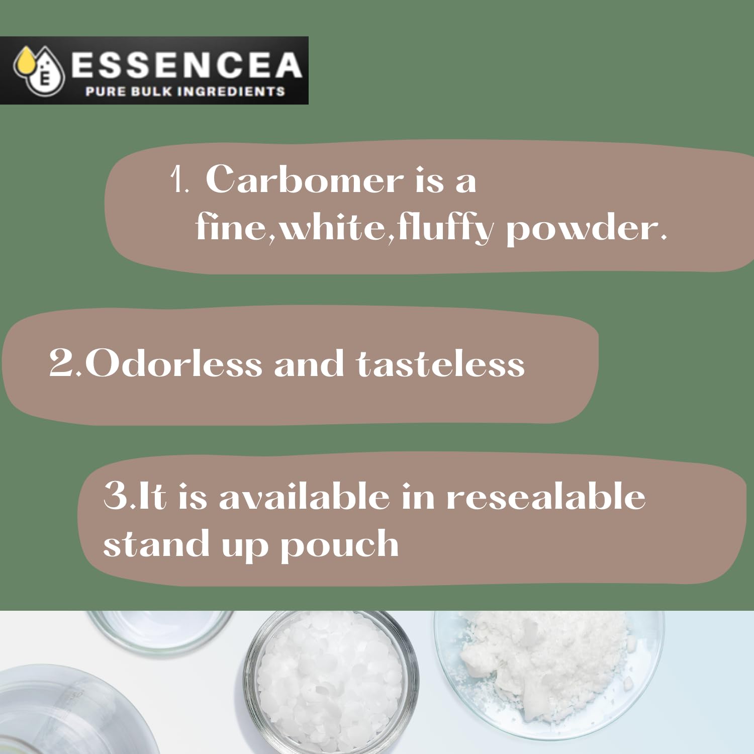 Snapklik.com : Carbomer 940 100gm By Essencea Pure Bulk Ingredients ...