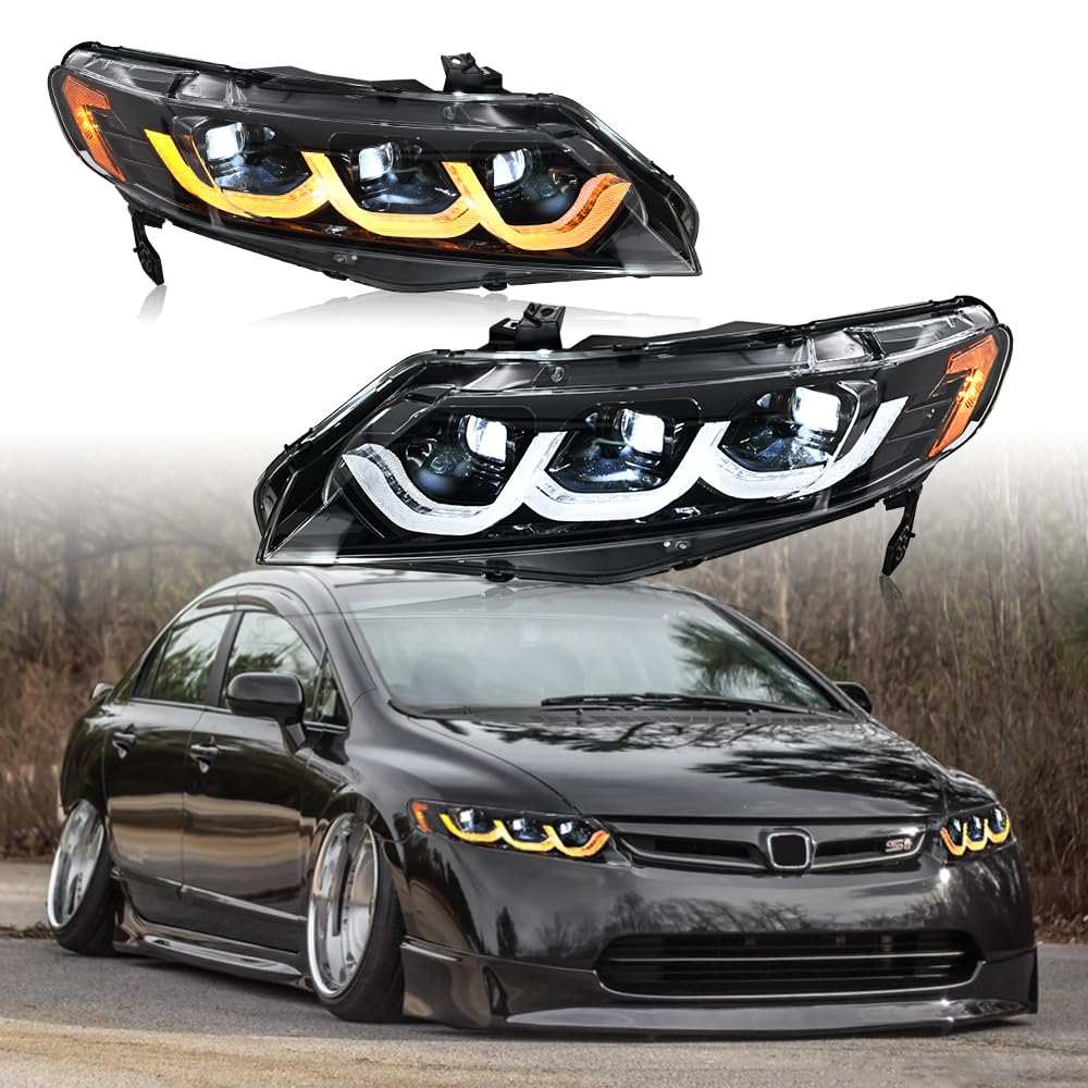 Custom Honda Civic 4 Door 2006 2008 Honda Civic 4 Door Front Lip