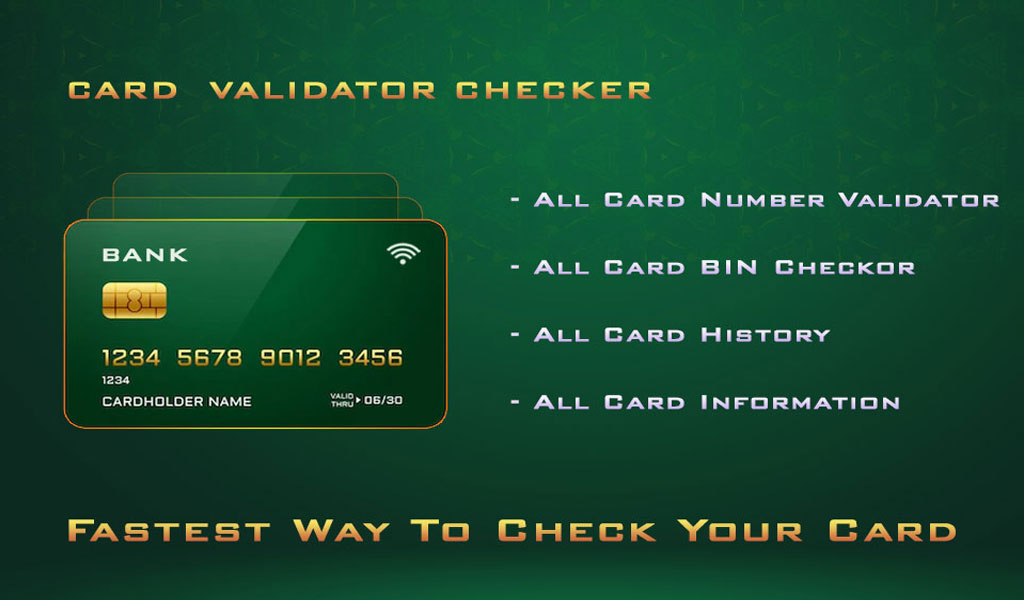 Card Validator Checker - App on Amazon Appstore