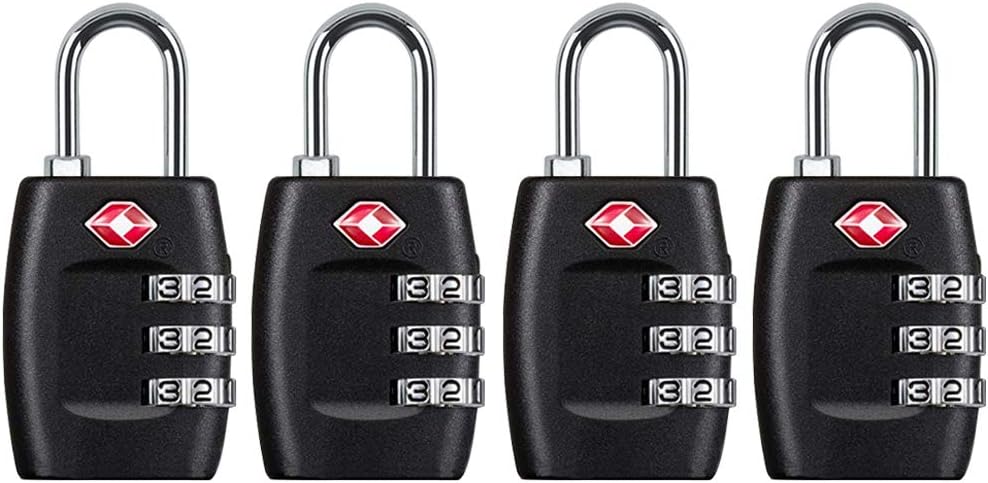 Amazon.com: Hero Luggage Lock (2-Pack) – TSA Approved – 4 Digit ...
