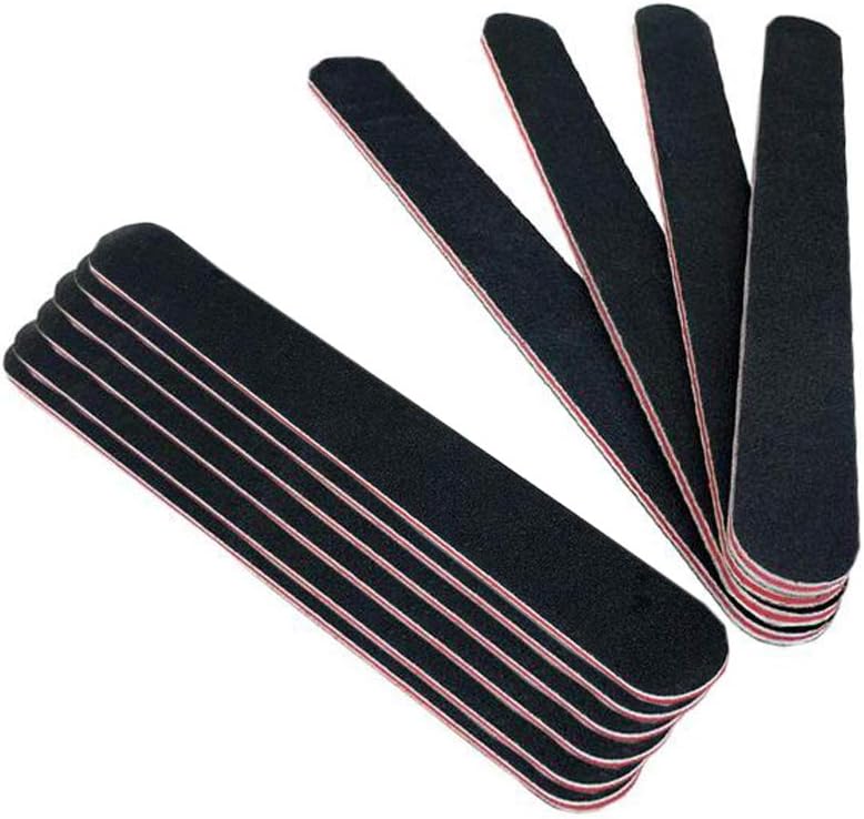 Amazon.com : Pack of 10 Professional Double Sided Nail Files Emery ...