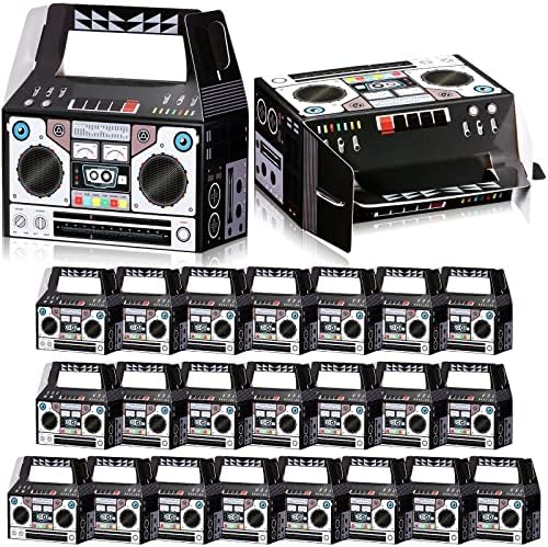 Amazon.com: Funrous 12 Pcs 80s90s Favor Boxes Retro Radio Gift Back to ...