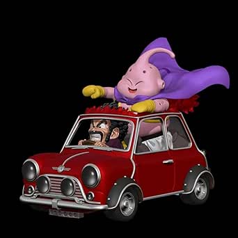 Amazon.co.jp: Majin Buu & Mr. Satan Car Figure : Toys & Games