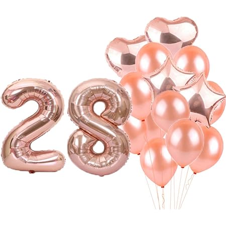 Amazon.com: 28th Birthday Decorations Party Supplies,28th Birthday ...