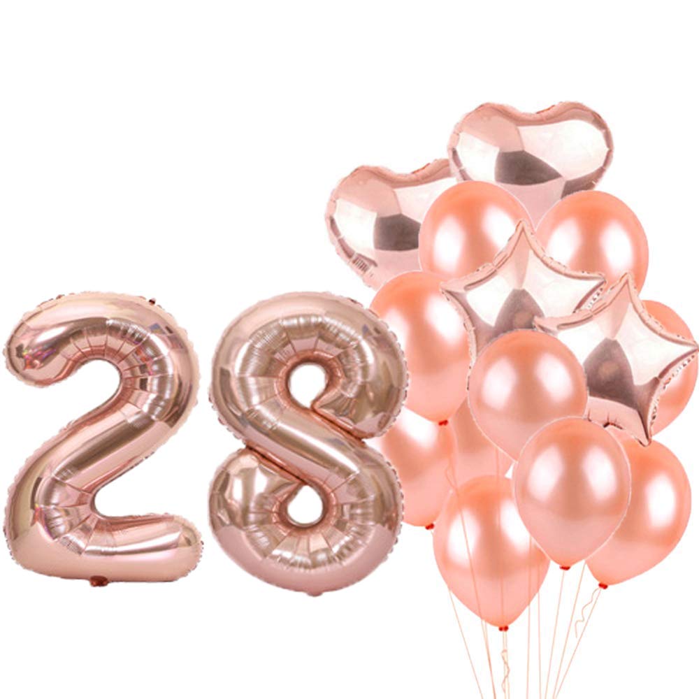 Amazon.com: 28th Birthday Decorations Party Supplies,28th Birthday ...