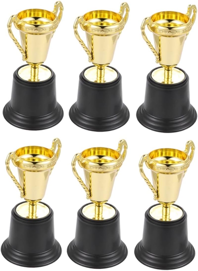Sosoport 12 Pcs Mini Gold Award Trophy Cup Award Trophies Mini Trophies ...