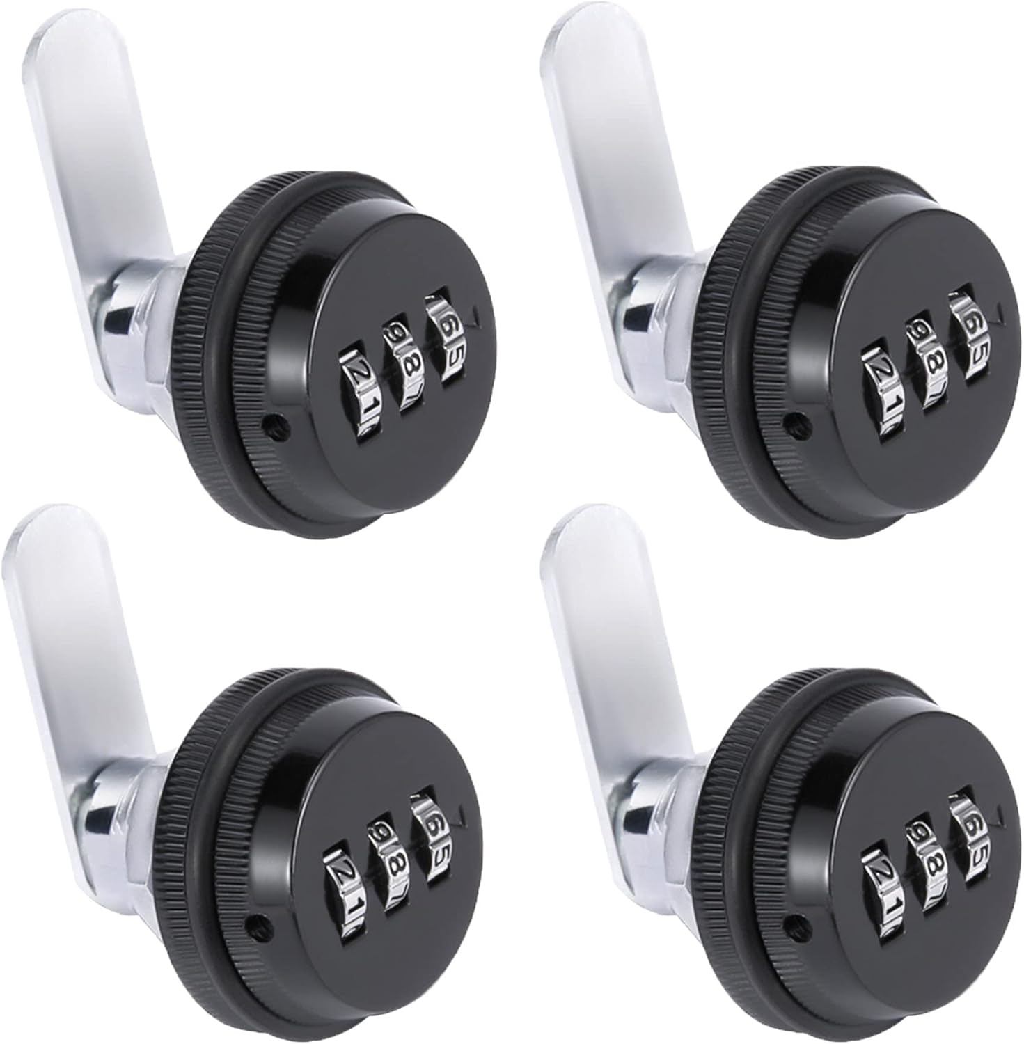 Tidorlou 4 Pack Combination Cabinet Lock, Password Coded Cabinet Lock ...