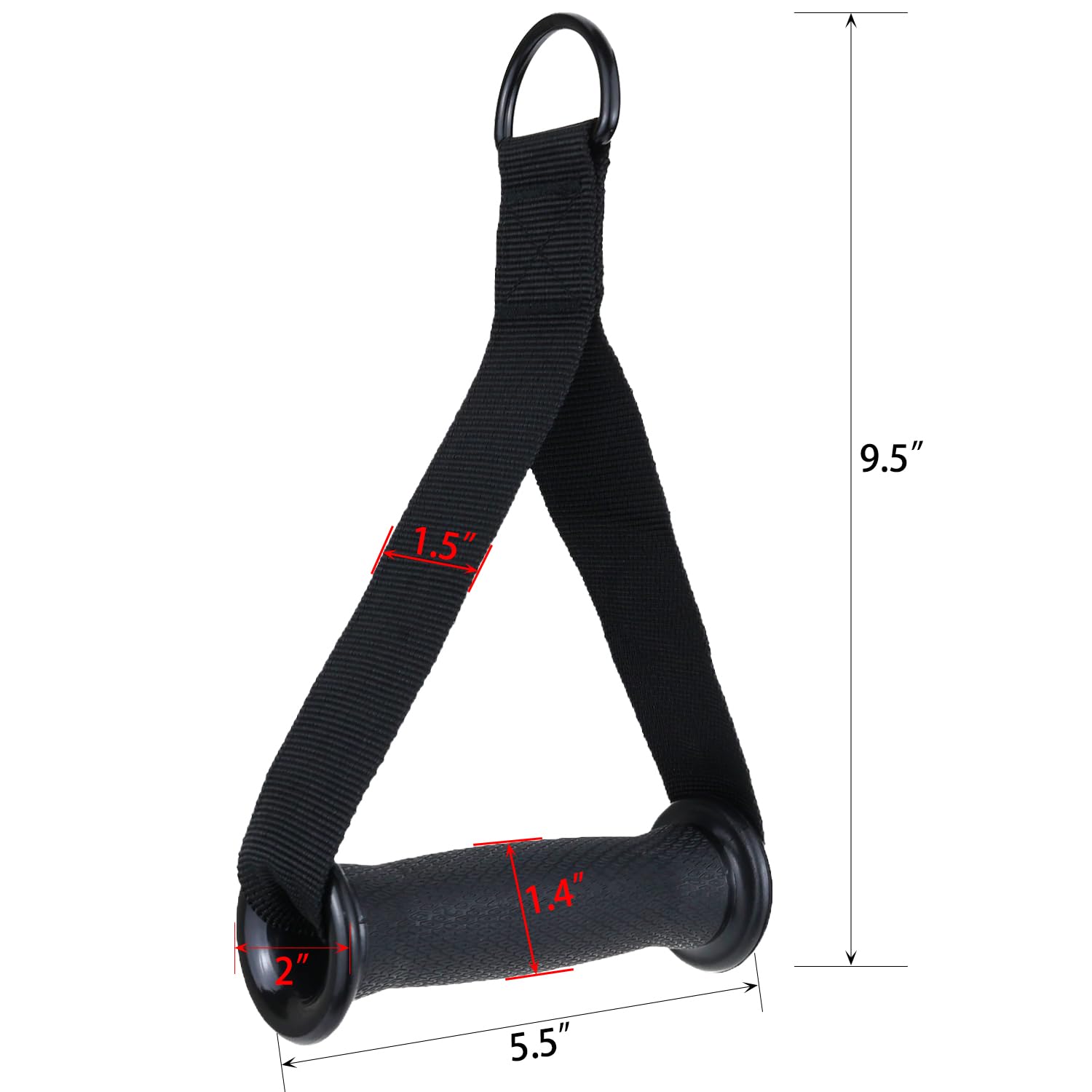 Snapklik.com : Exercise Handles For Resistance Bands & Cable Machines ...