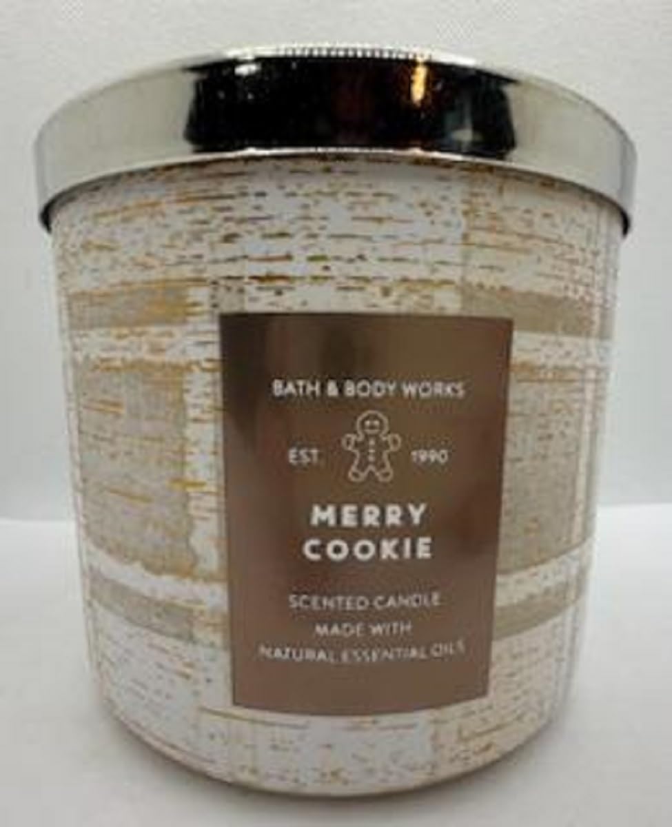 Amazon.com: Merry Cookie 3 Wick Candle 14.5 Ounce : Home & Kitchen