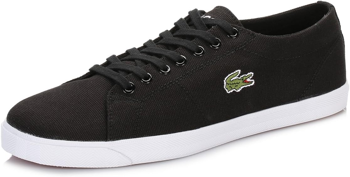 Amazon.com | Lacoste Men's Marcel LCR 2 Black/Black 7 D | Shoes