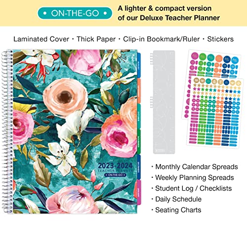 Snapklik.com : Aug 2023-Jul 2024 Lite Teacher Lesson Planner Notebook ...
