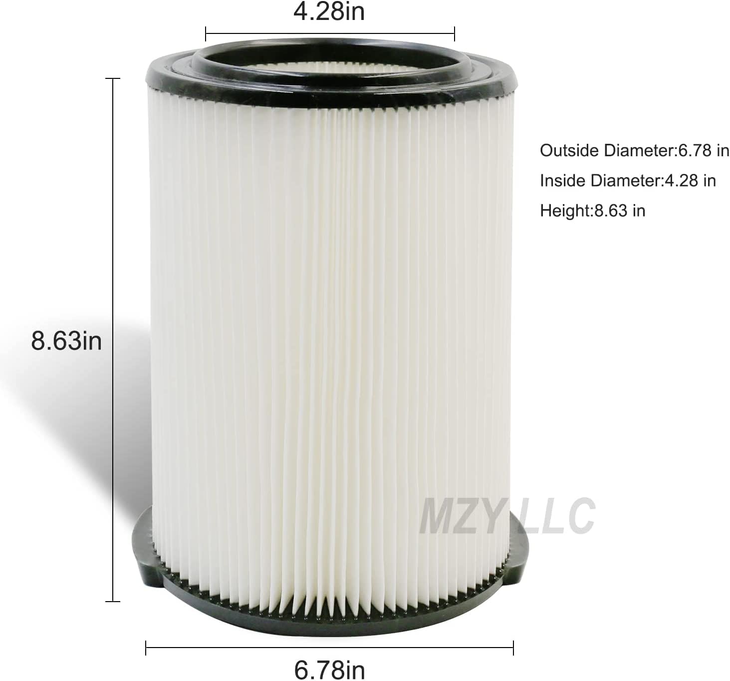 2 Pack VF4000 Filter Replacement for Ridgid for Shop Vac 5-20 Gallon ...