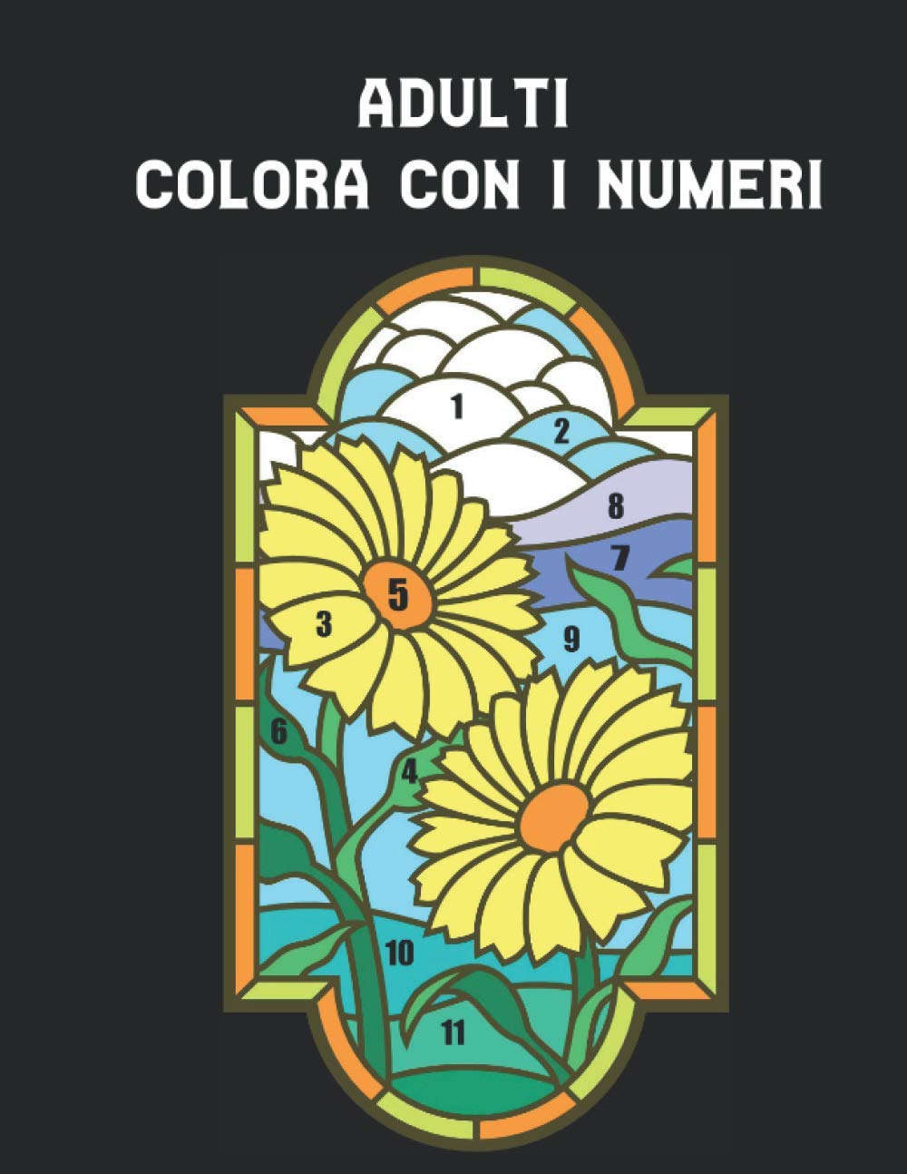 Buy Adulti Colora con i Numeri: Libro Colorare con 60 Disegni Colorare ...