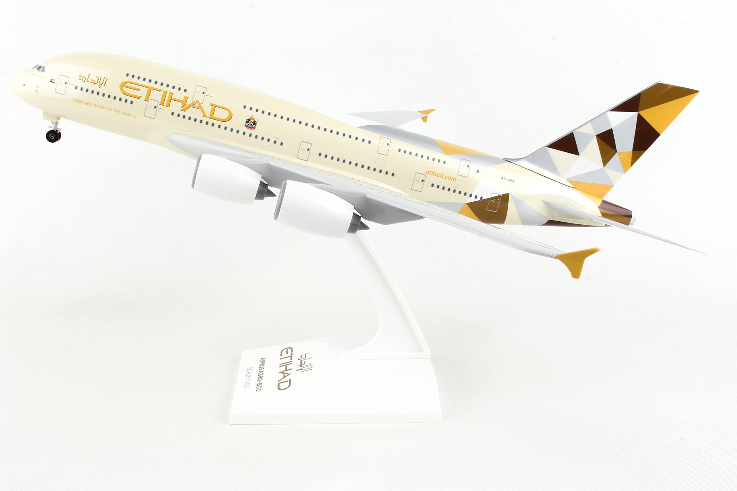 Model Airplane Daron SkyMarks Lufthansa A380 W/Gear New Livery 1/200 ...