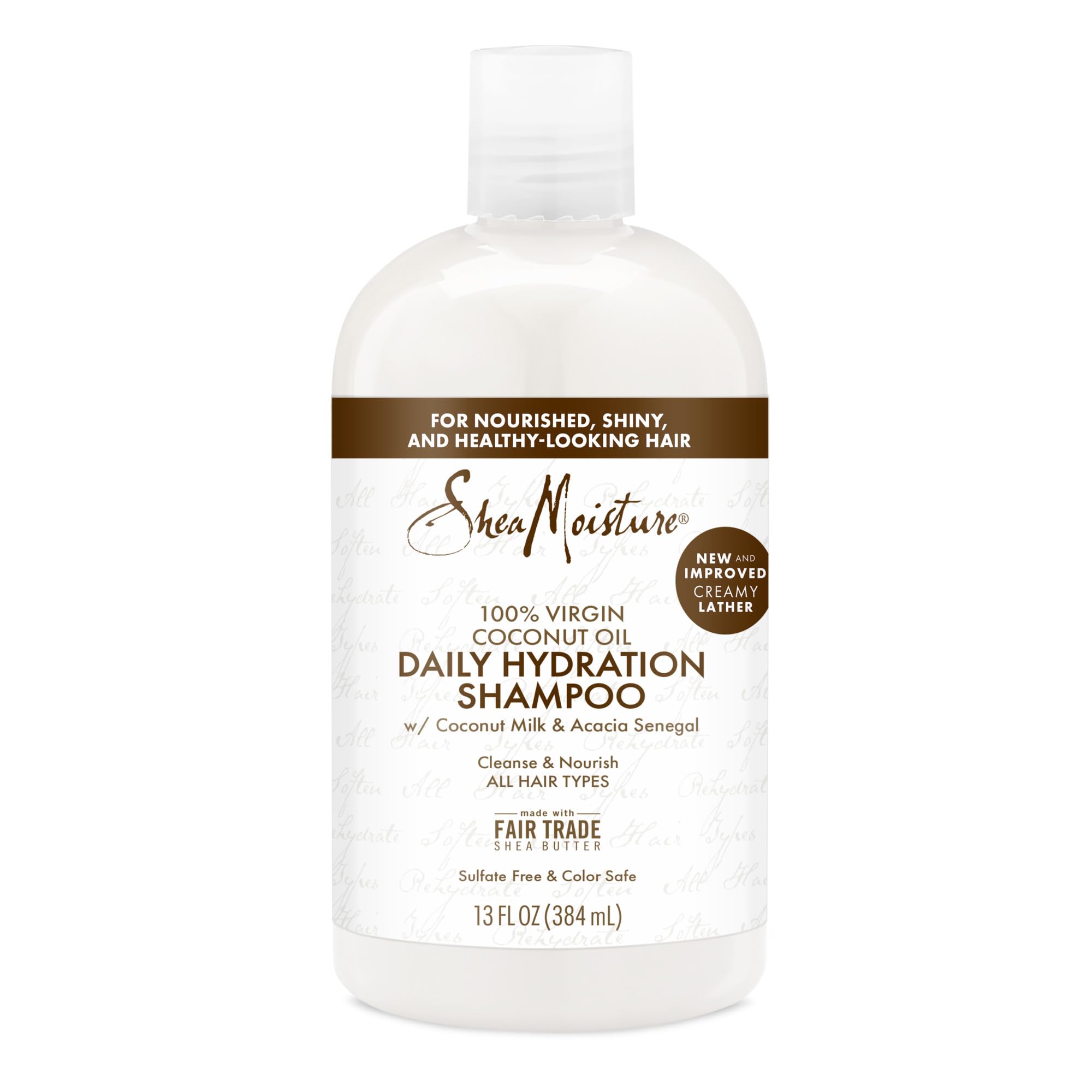 Shea Moisture 100% Virgin Coconut Oil Daily Hydration Shampoo for All ...