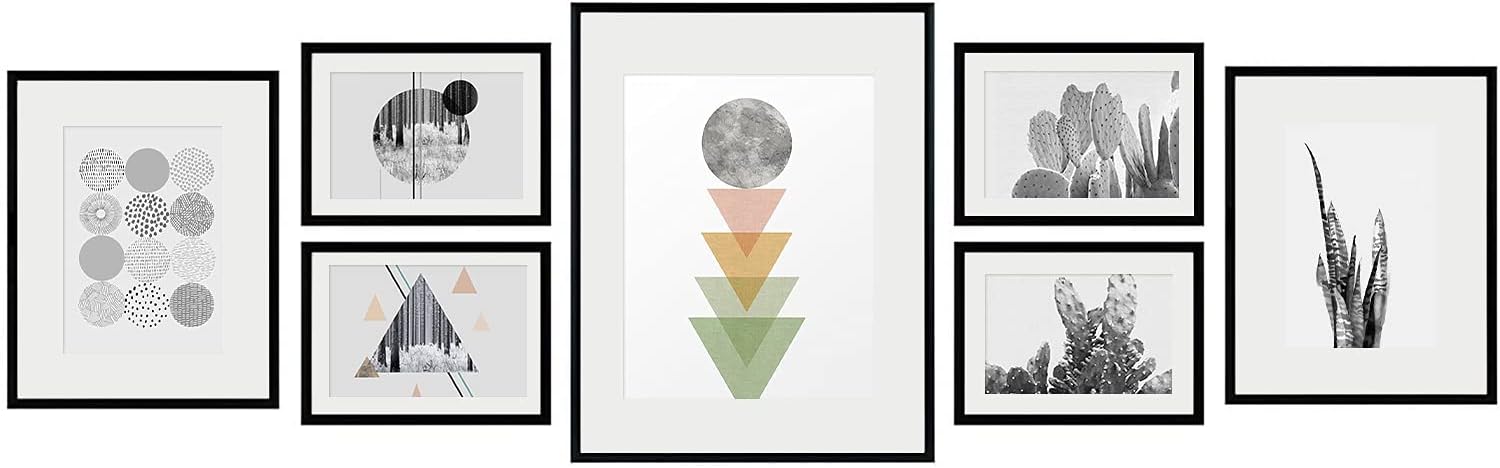 Amazon.com - Golden State Art, 8x20 Gold Photo Aluminum Metal Collage ...