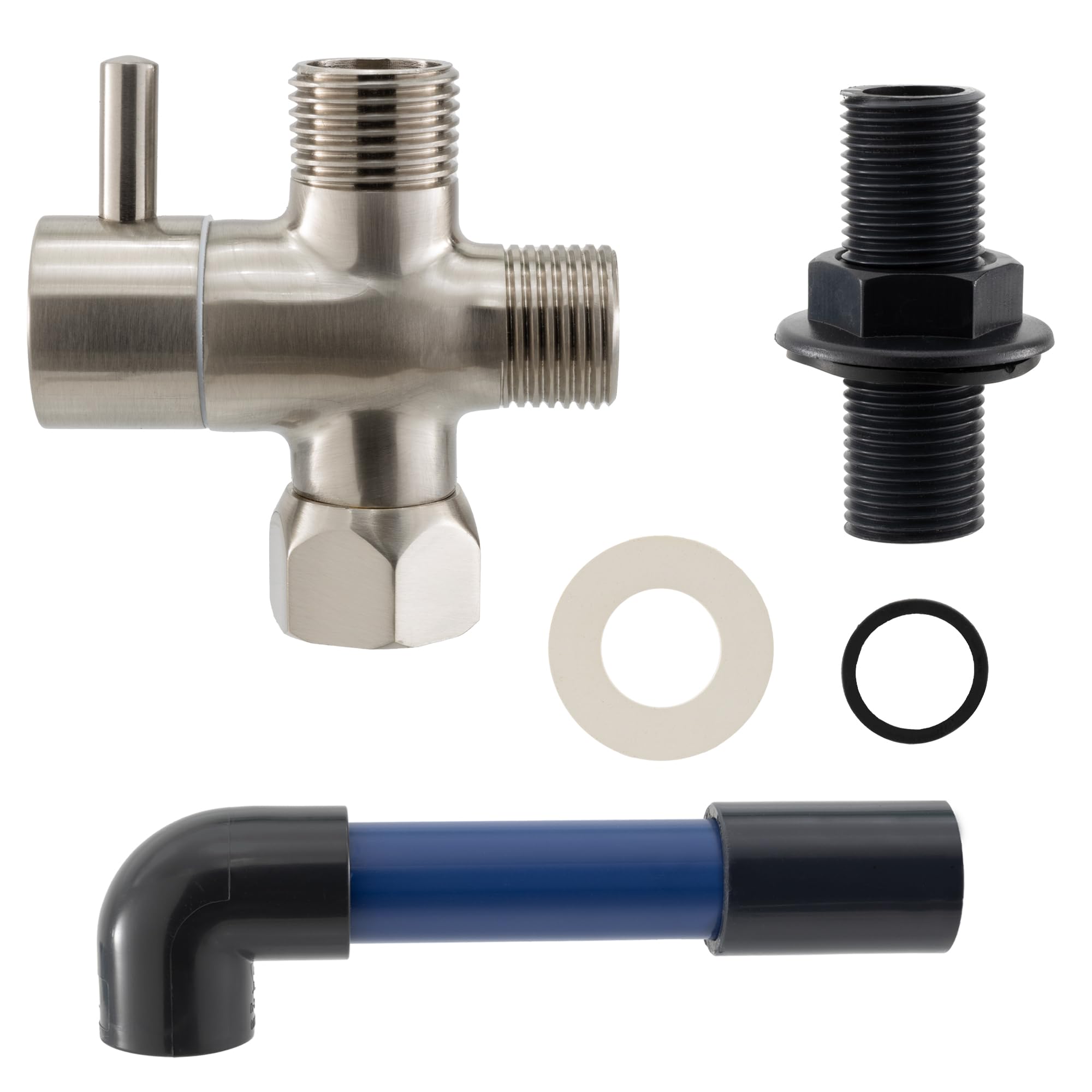 Amazon.com: RecPro RV Showermiser Kit (Brushed Nickel) | Saves Water ...