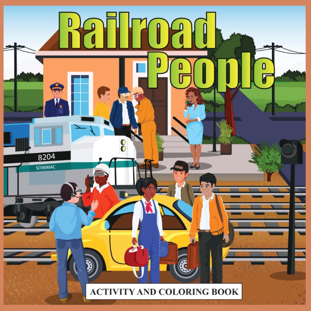 Railroad People : Activity and Coloring Book: Robinson, Joyce A ...