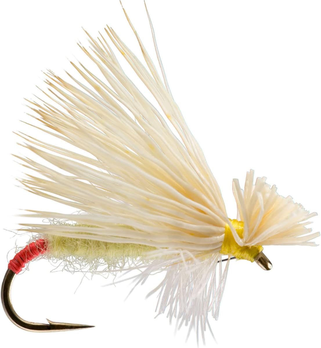 Amazon.com : Hairwing Yellow Sally Dry Fly - 6 Pack : Sports & Outdoors