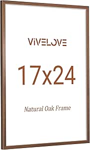 Amazon.com: Vivelove 17x24 Picture Frame, High-End Natural Oak 17 x 24 ...