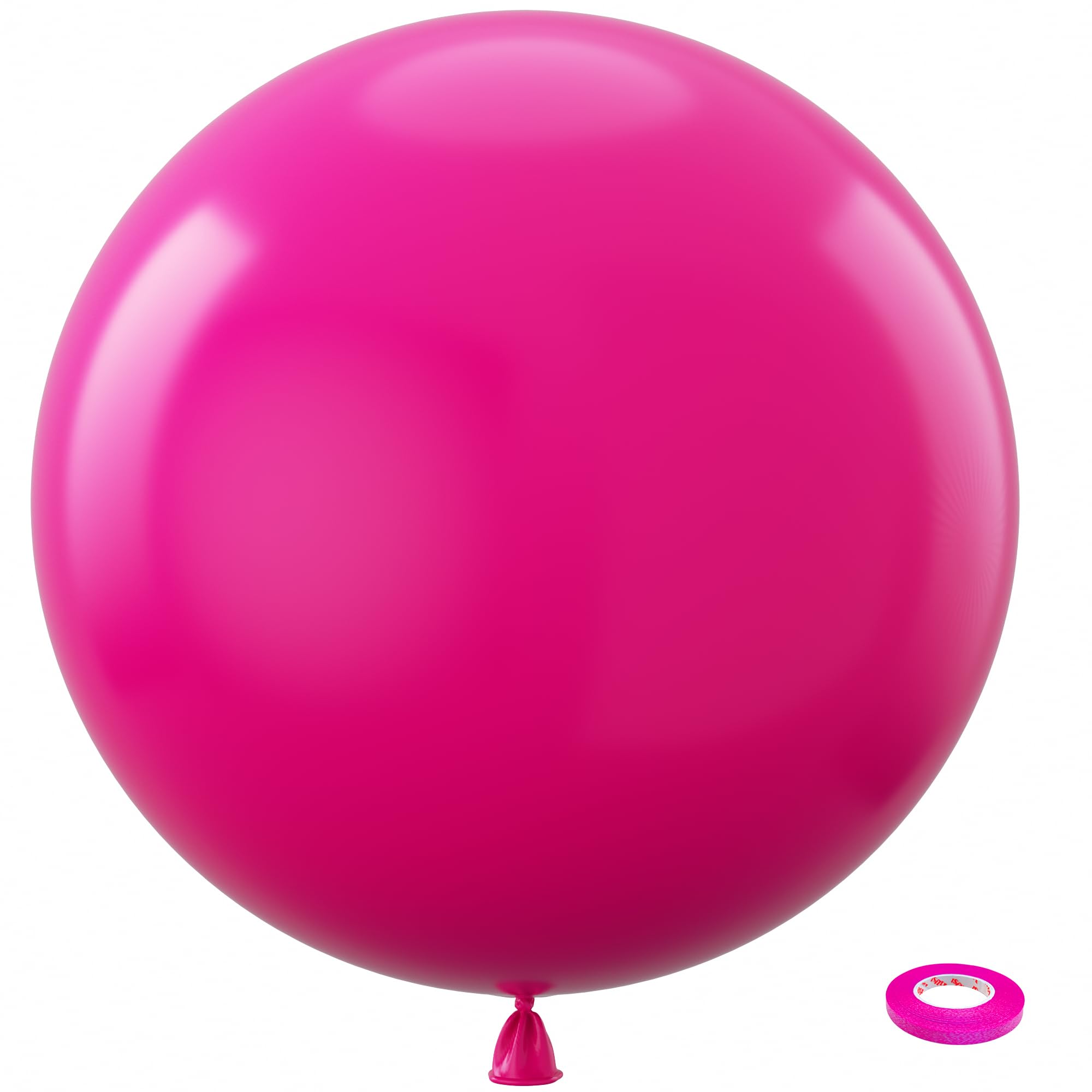 Snapklik.com : Hot Pink Giant Balloons 36 Inch - 8 Pack Jumbo Pink ...