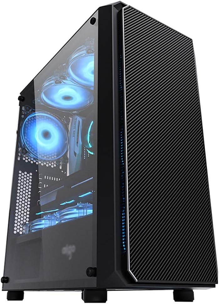 Amazon.com: HDYD Gaming Case,Mid-Tower PC Gaming Case ATX/M-ATX/ITX ...