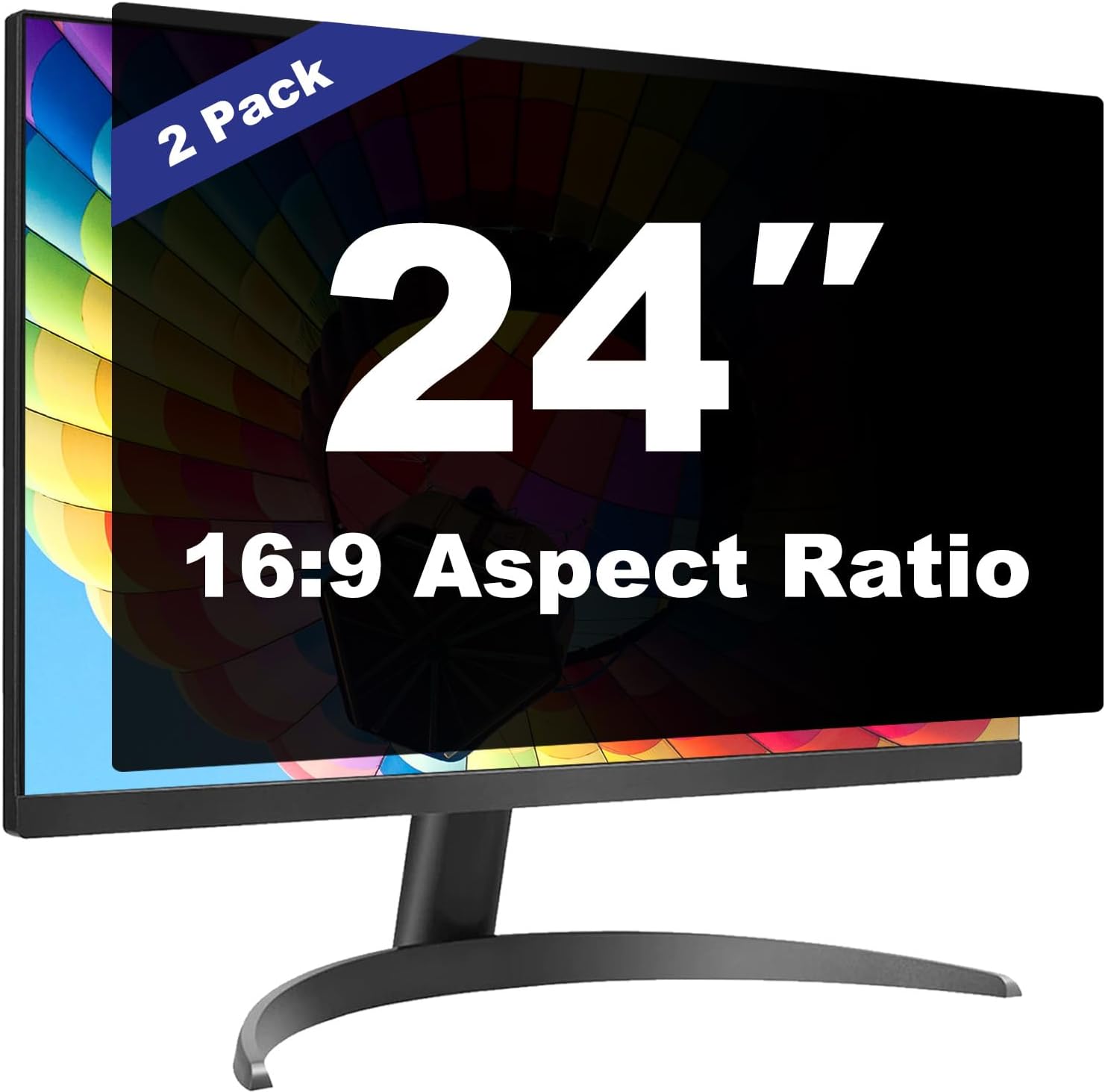 Amazon.com: Pozlle [2 Pack 24 Inch Computer Privacy Screen Shield for ...