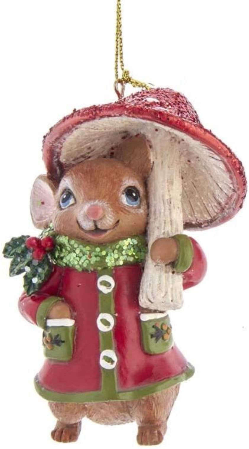 Amazon.com: Enesco Heart of Christmas Mouse Sleeping in Cup Ornament ...