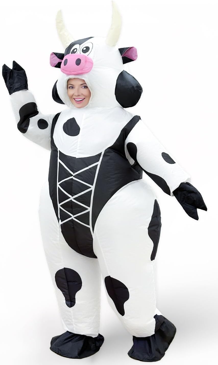 Amazon.com: OurWarm Cow Inflatable Costume Adult, Halloween Inflatable ...