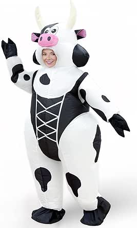 Amazon.com: OurWarm Cow Inflatable Costume Adult, Halloween Inflatable ...