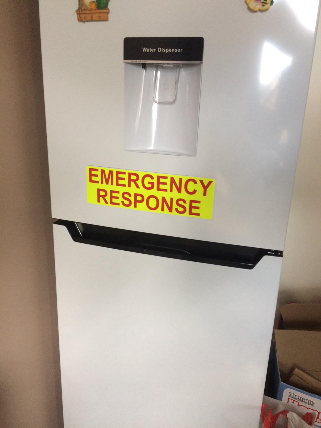 EMERGENCY RESPONSE Magnetic Sign Magnet First Responder Medic Paramedic ...