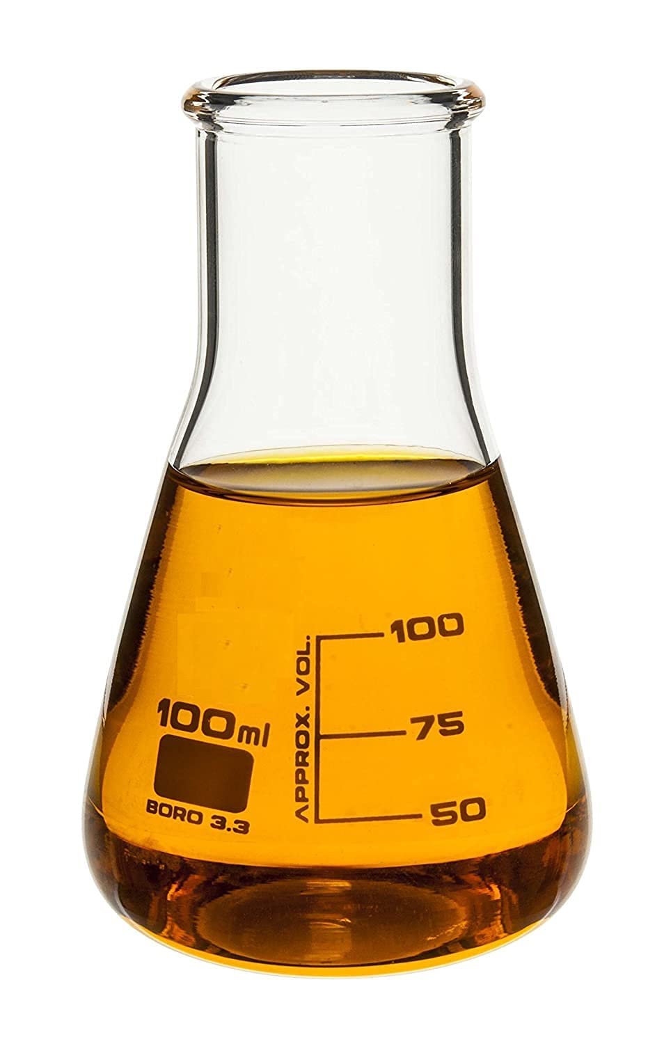 Buy Lab Creation Conical flask 500 ml borosilicate glass Erlenmeyer ...