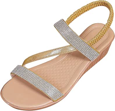 Amazon.com | Sandals Women's White Beach Shoes Flip Flops Elegant ...