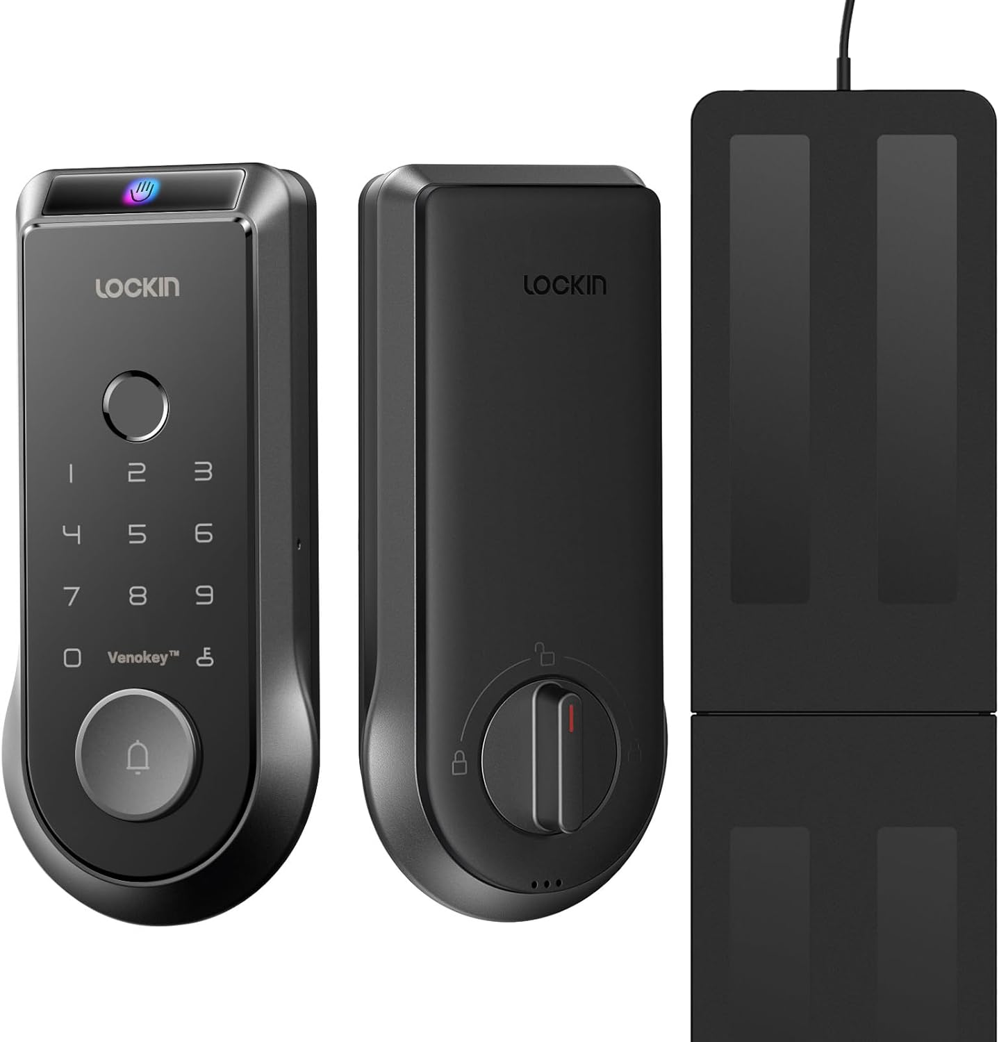 Amazon.com: Lockin Veno Palm Vein Smart Lock (WiFi, App, IP65, 7‑Month ...