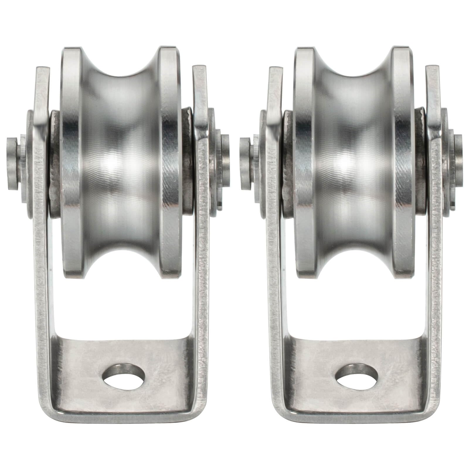 KCNOFNC Cable Pulley Wheel for Rope with Ball Bearing, Smooth No Noise ...