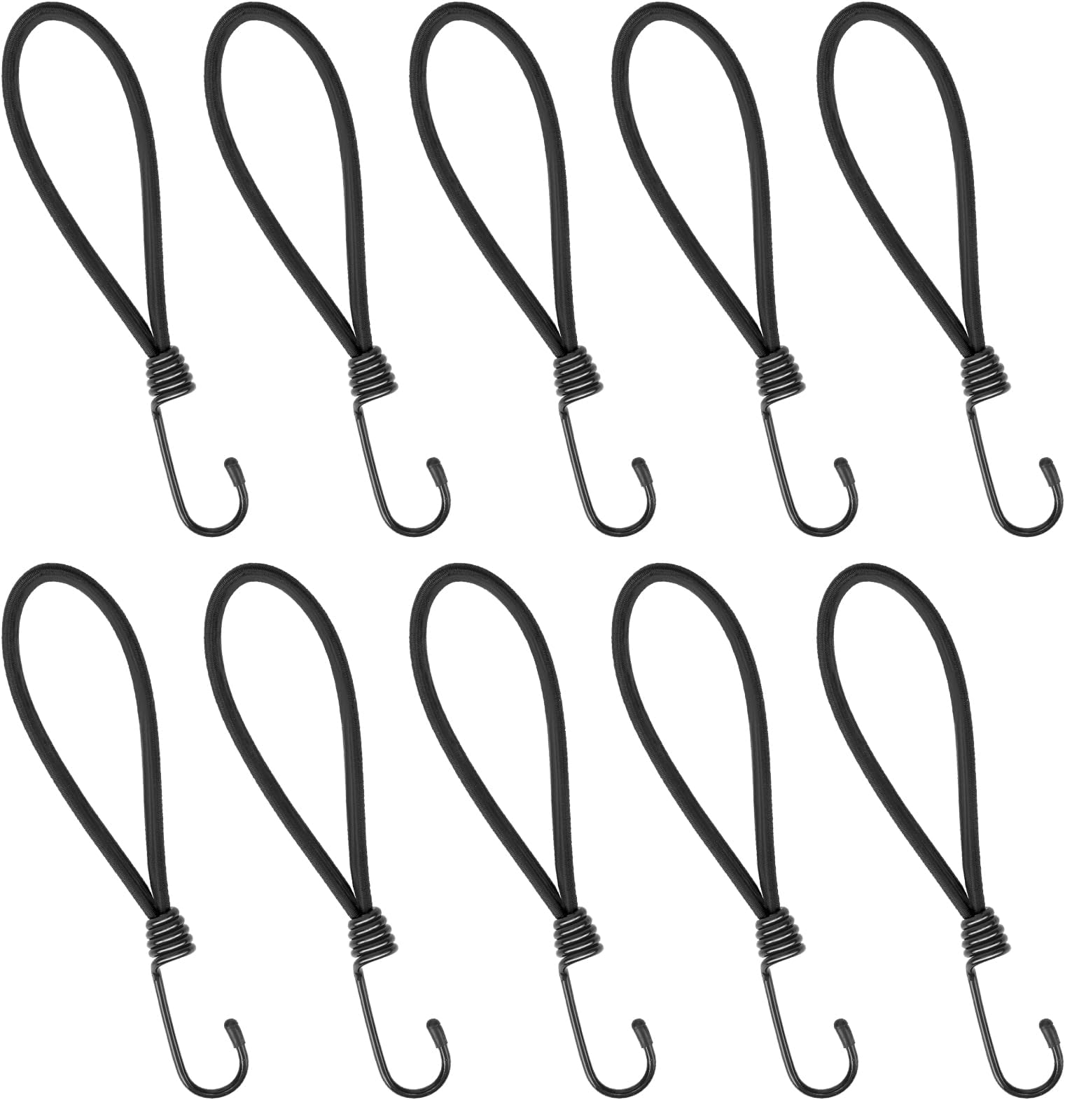 Small Bungee Cord with Hooks Bungee Straps 7 Inch Bungee Cords Heavy ...