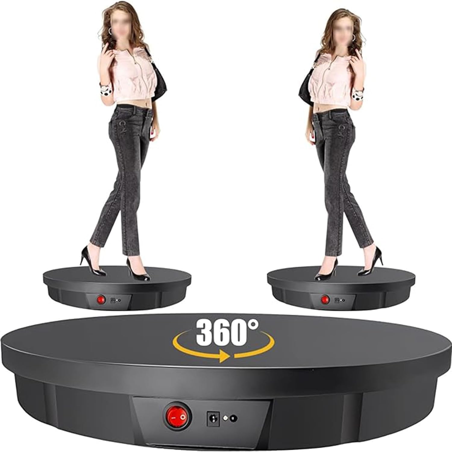 Amazon.com - RIEJIN Motorized Rotating Display Stand, 360 Degree ...