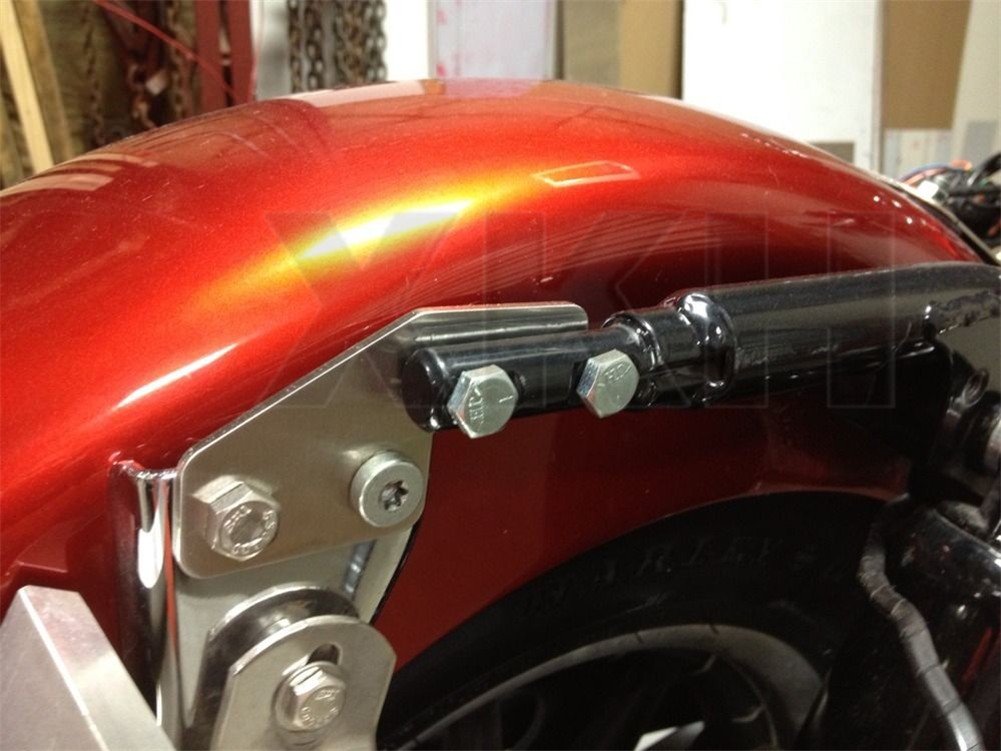 Amazon.com: XKH- Bagger FL Rear Fender Grab Bar Eliminator Brackets ...