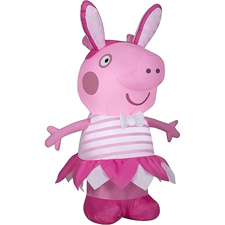 Amazon.com: Gemmy Peppa Pig 4ft Christmas Airblown Inflatable : Patio ...